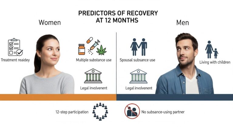 Which Factors Predict Gender-Specific Treatment Outcomes?